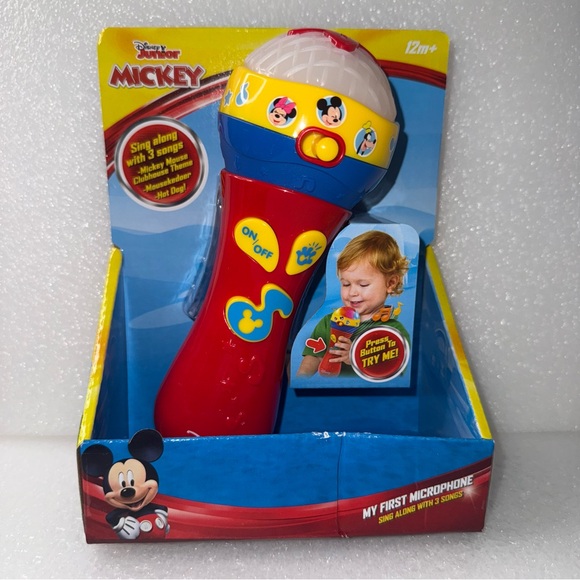 Disney | Toys | Disney Mickey Mouse Microphone New My First Microphone ...